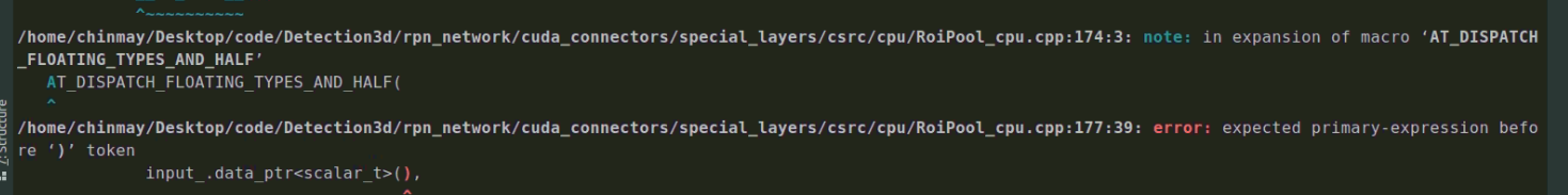 Getting Strange Error Of `expected Primary Expression Before Token` · Issue 2248 · Pybind