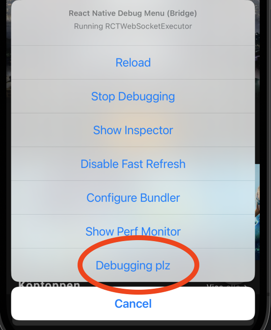 Open Debugger in iOS simulator not working in RN 0.70.0 · Issue #34615 · facebook/react-native ...
