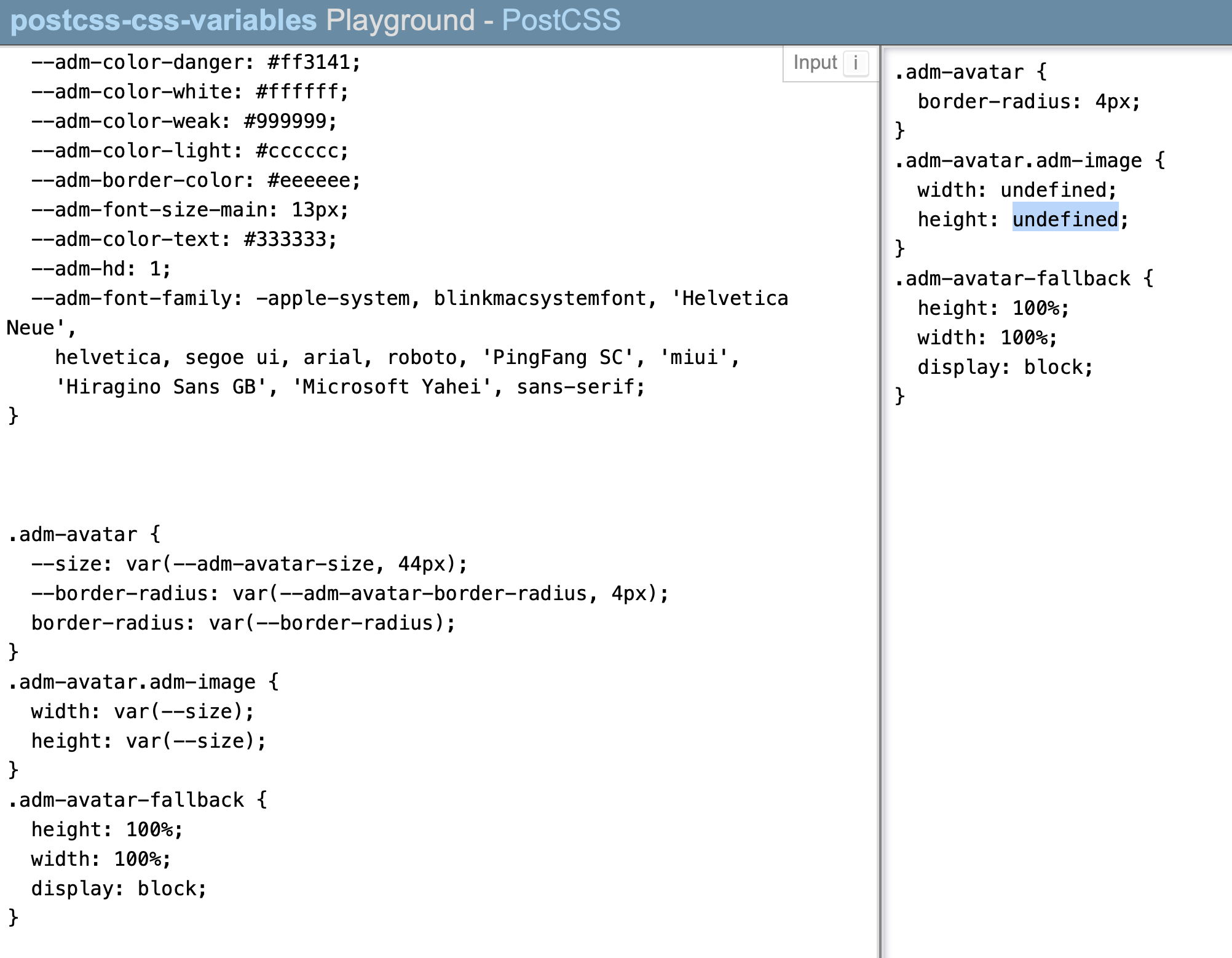 CSS 变量在 iOS 9 下如何降级 · Issue #5173 · ant-design/ant-design-mobile · GitHub