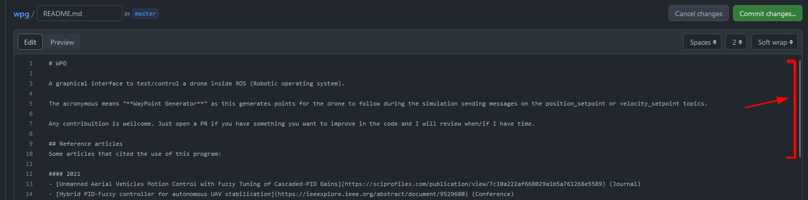 Fix scroll bar on `edit`/`preview` code screen · community · Discussion #54349 · GitHub