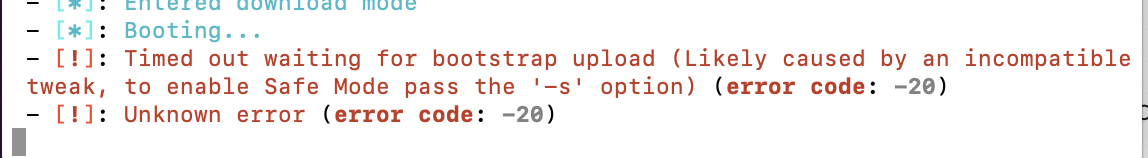 6s error -20 · Issue #1498 · checkra1n/BugTracker · GitHub