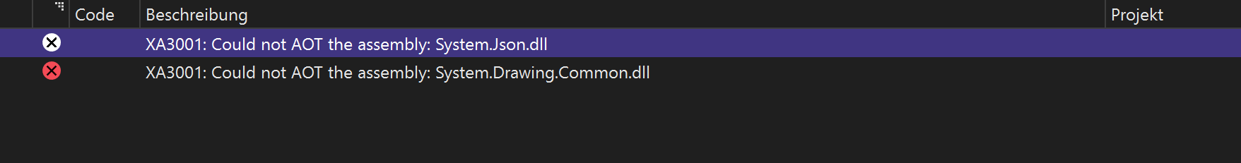 [Bug] Android can not be build in VS2022 for AOT (Release). VS2019 builds it perfectly. · Issue ...