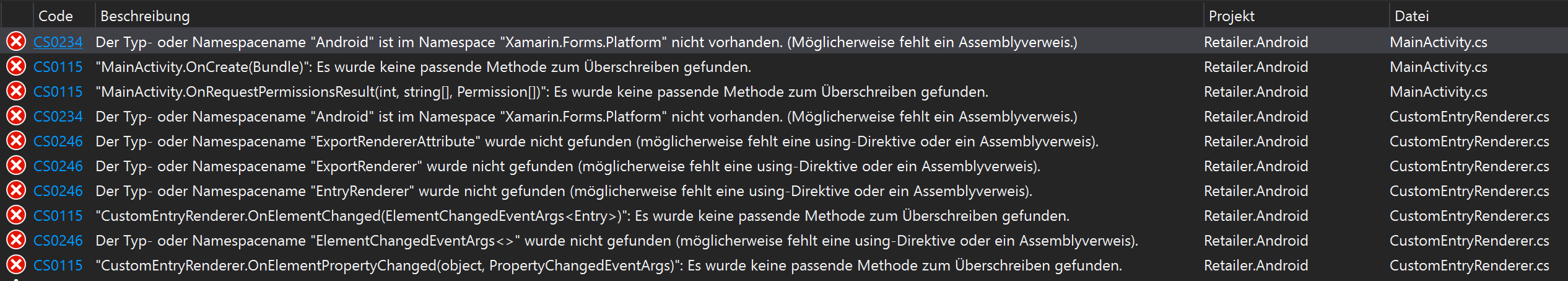 Xamarin Forms Platform Android Does Not Exist After Xamarin Update To 3 5 · Issue 5302
