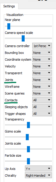 [PhysX 4.1] Enable joints visualization for PVD · Issue #357 · NVIDIAGameWorks/PhysX · GitHub