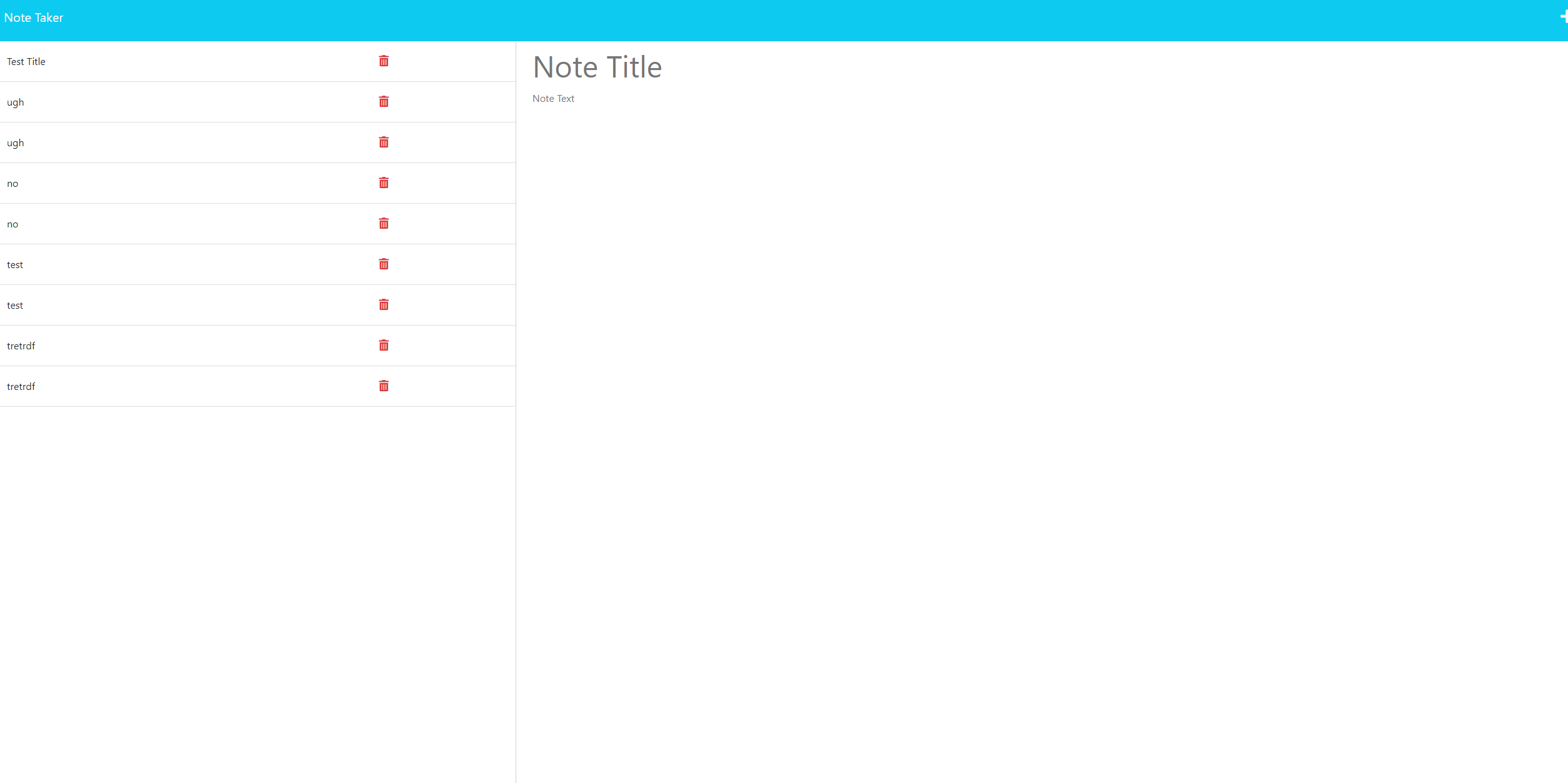 GitHub - MaxHolzmann/note-taker-app