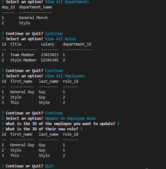 GitHub - MaxHolzmann/employee-database