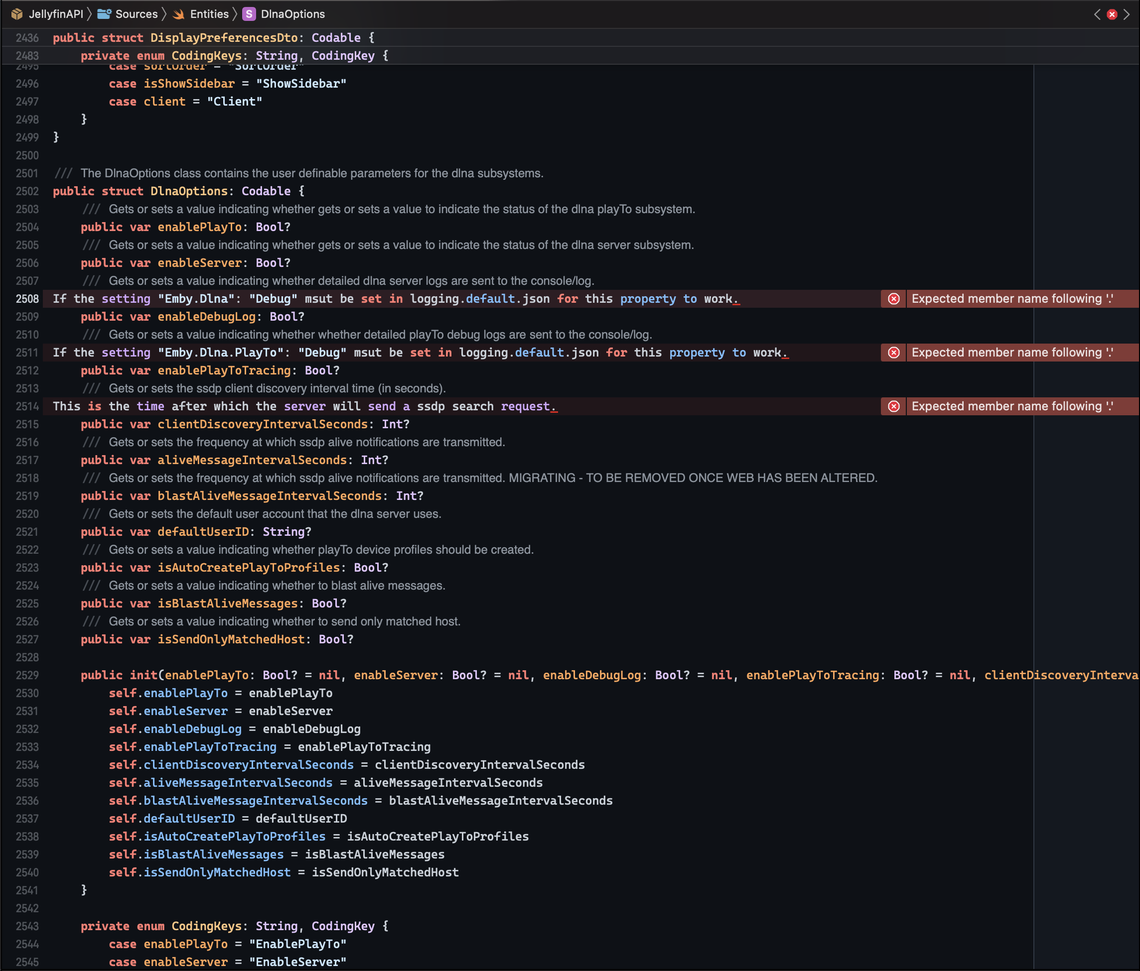 Support escape character \r in comments · Issue #44 · CreateAPI/CreateAPI · GitHub