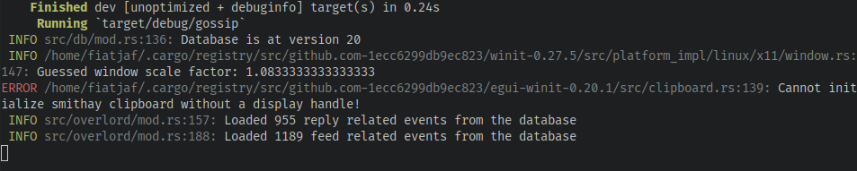 Gossip freezes, can't initialize again after that · Issue #184 · mikedilger/gossip · GitHub