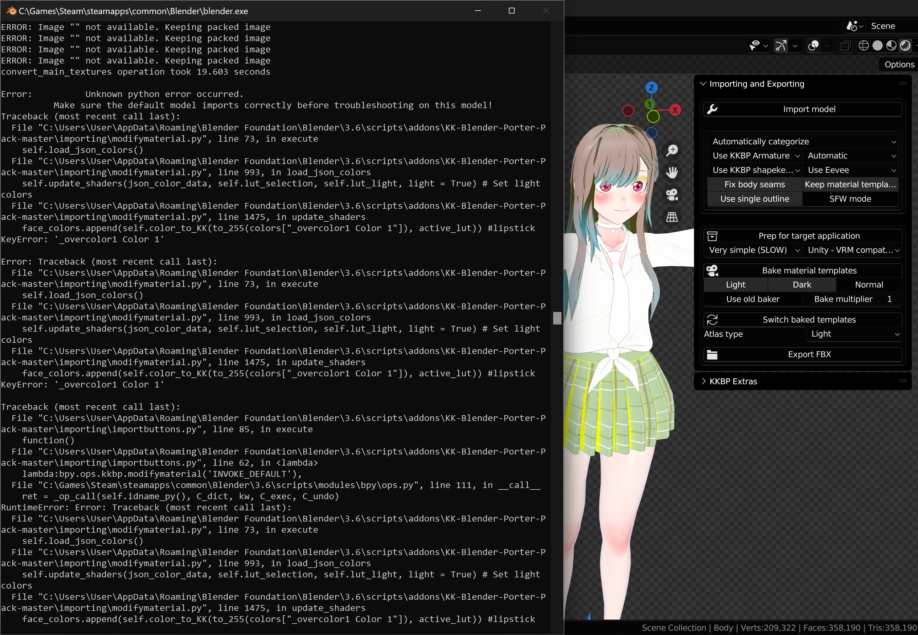 Error while importing · Issue #467 · FlailingFog/KK-Blender-Porter-Pack · GitHub