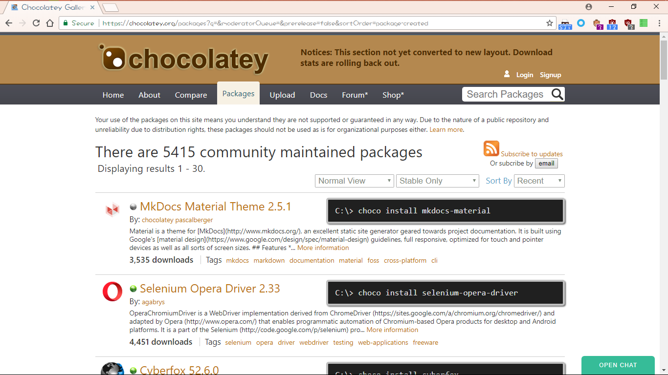 [Annoyance] Chocolatey packages page · Issue #1295 · uBlockOrigin ...