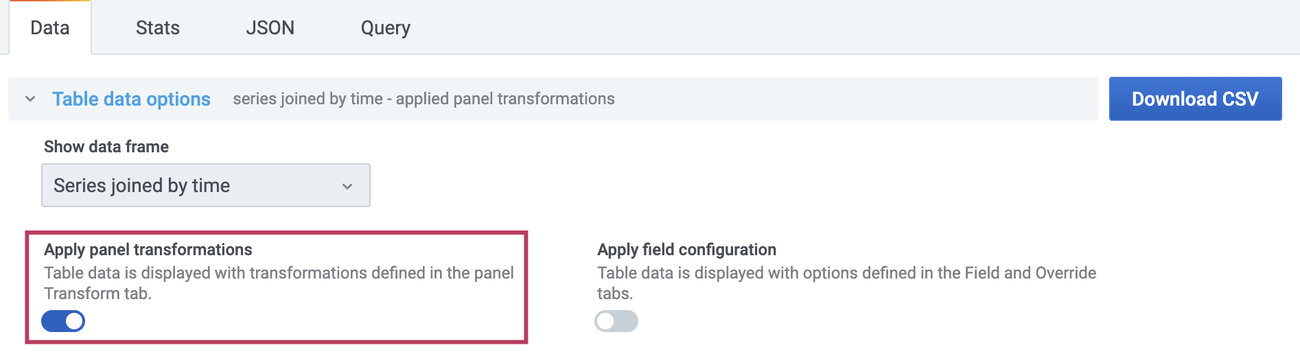 Inspect Data Tool Missing Rows When Inspecting Table · Issue 26460 · Grafana Grafana · Github