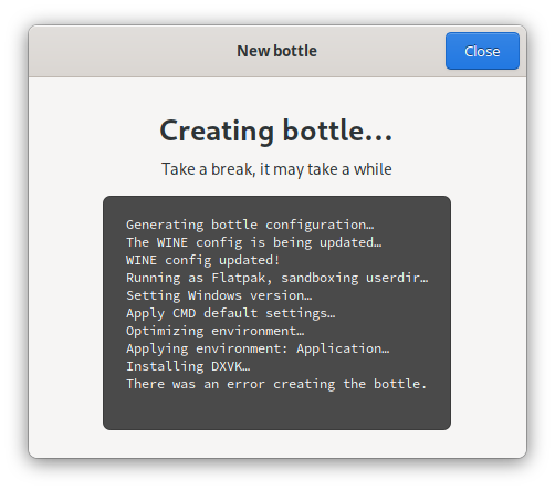 [Crash report] Bottles is not able to override WINEPREFIX env var · Issue #1055 · bottlesdevs ...