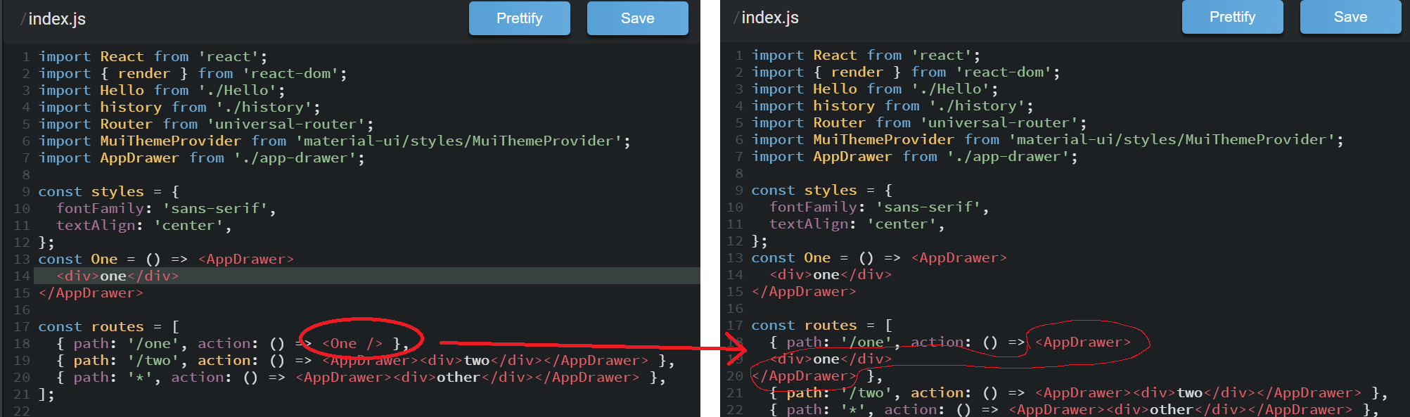 [Drawer] Animation on Drawer on route change (next 1.17+) · Issue #7211 ...