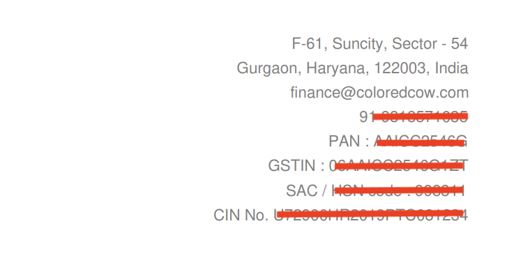 Add MSME number in our invoices · Issue #3292 · ColoredCow/portal · GitHub