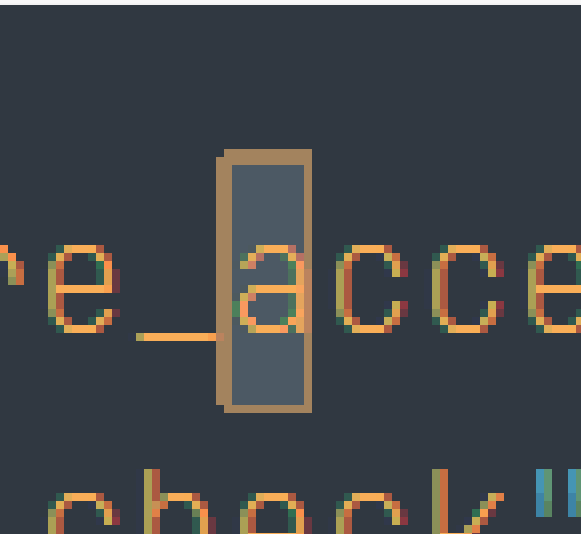 block_caret_border inaccurate on high DPI monitor with fractional ...