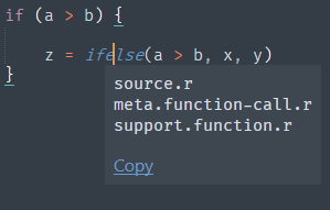 R's "ifelse" not colored as function · Issue #1870 · sublimehq/Packages · GitHub
