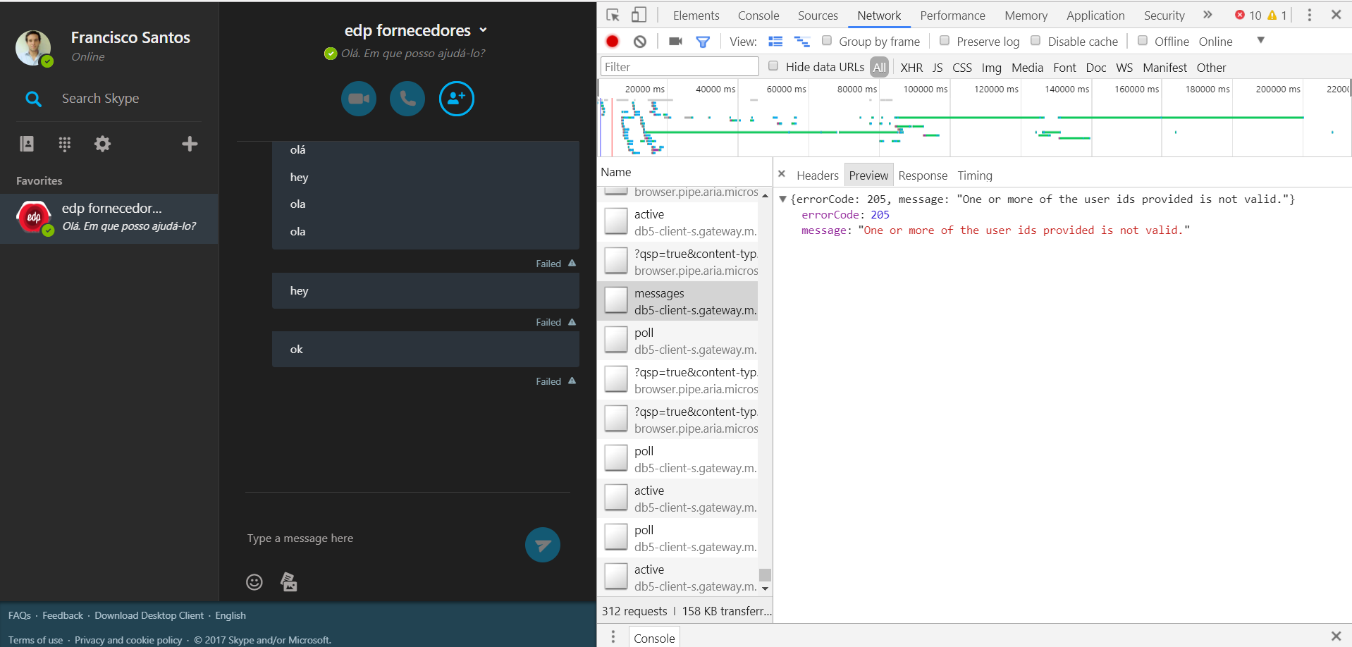 [Skype] Messages to chatbot can't be delivered · Issue #4157 · microsoft/botframework-sdk · GitHub