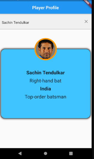 GitHub - DK15/cricket-player-profile: This app shows Cricket player's ...