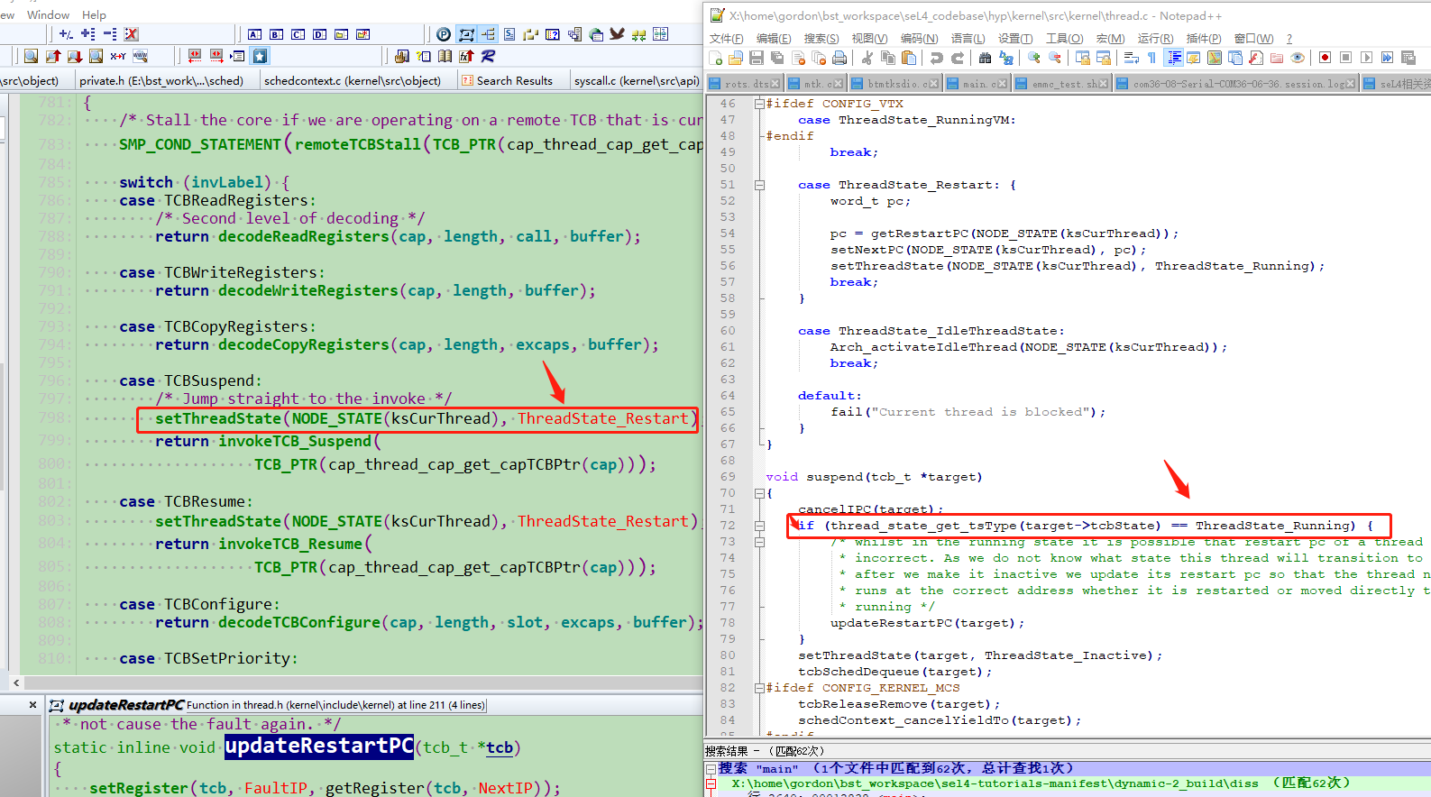 thread can not suspend itself? · Issue #870 · seL4/seL4 · GitHub