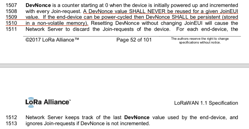 Devnonce Has Already Been Used · Issue 116 · Brocaar Chirpstack Network Server · Github