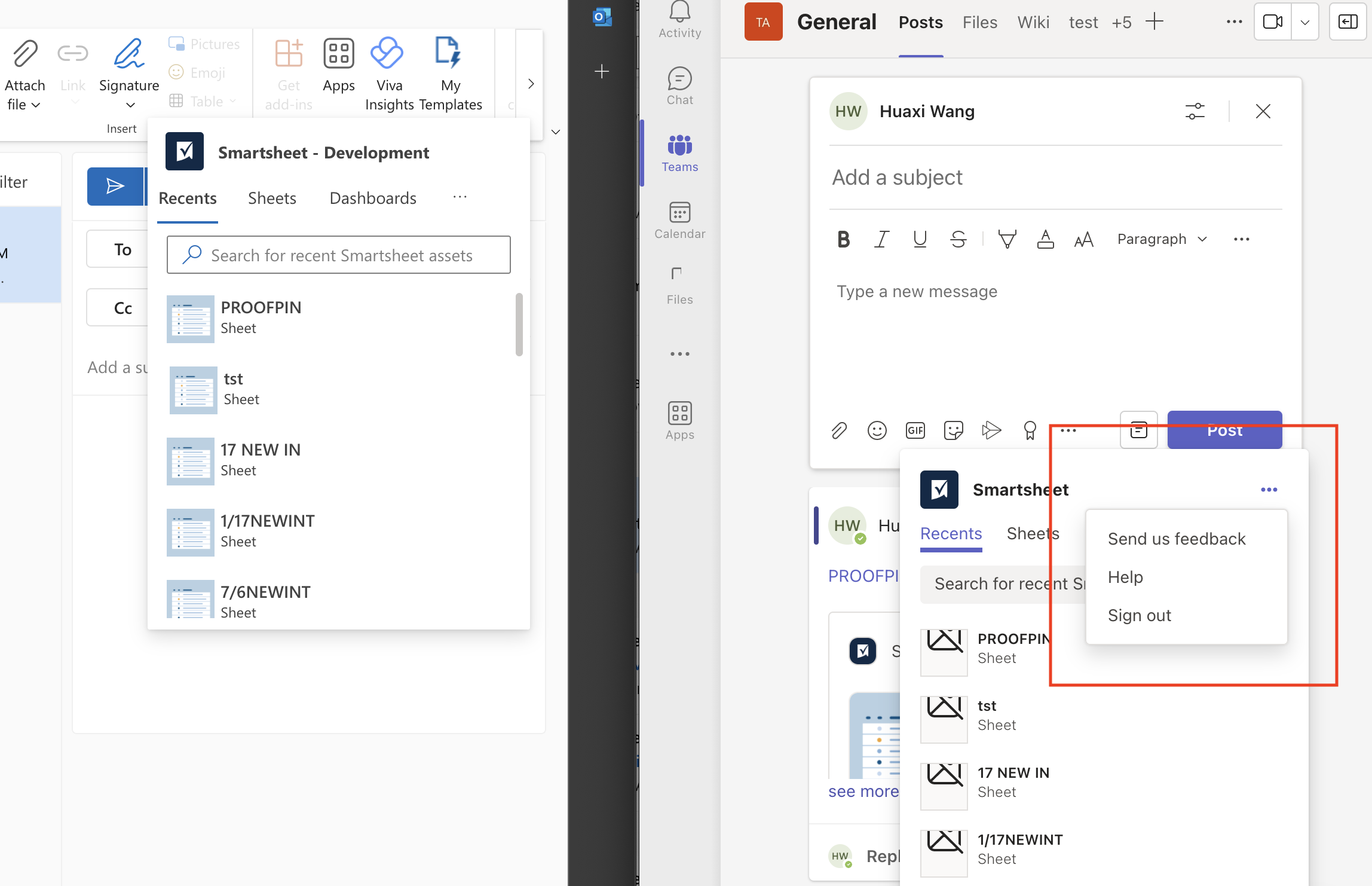 Missing action menu in Outlook ME · Issue #8794 · MicrosoftDocs/msteams-docs · GitHub