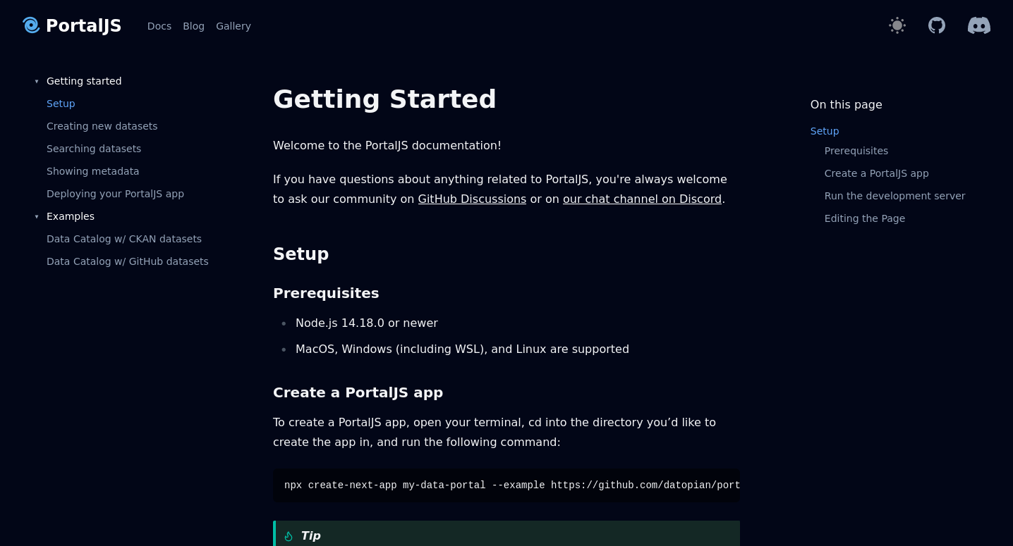 Lhs Navbar With Whole Site Content · Issue 809 · Datopian Datahub · Github