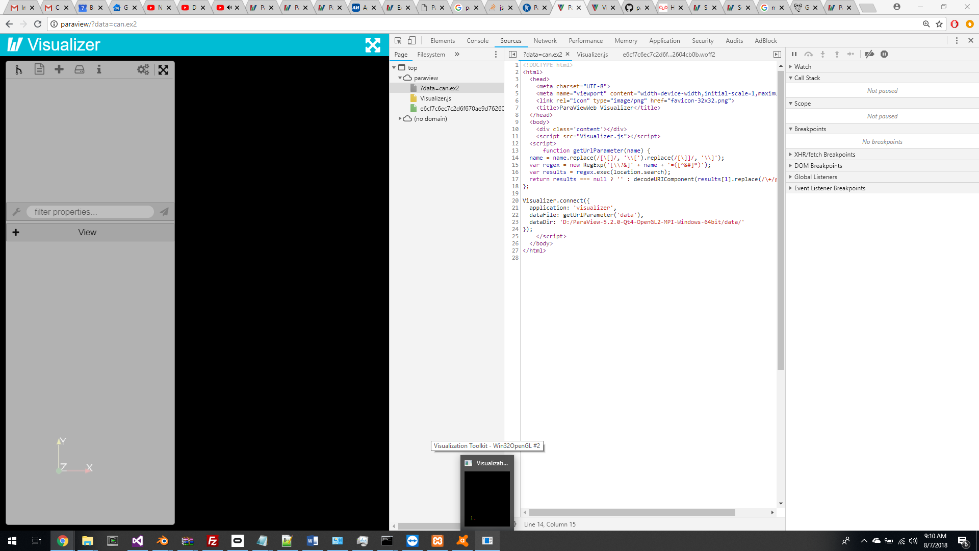 Paraview Web In Windows Apache · Issue 477 · Kitwareparaviewweb