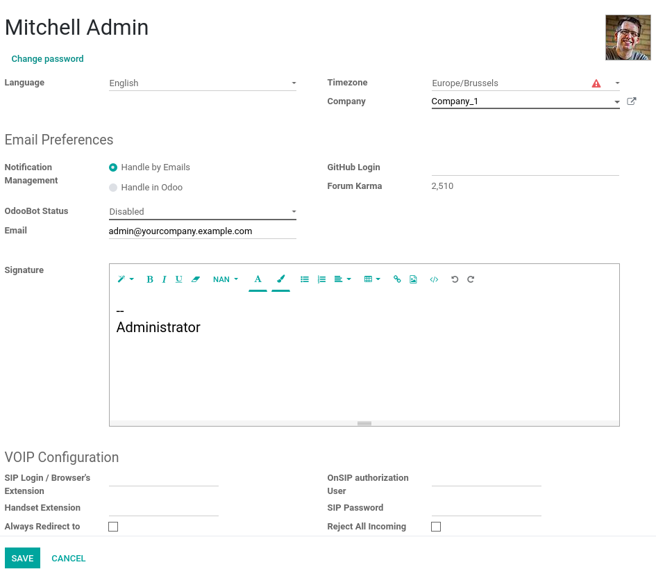 Changing First Day of Week is not working in odoo 12 · Issue #30709 · odoo/odoo · GitHub