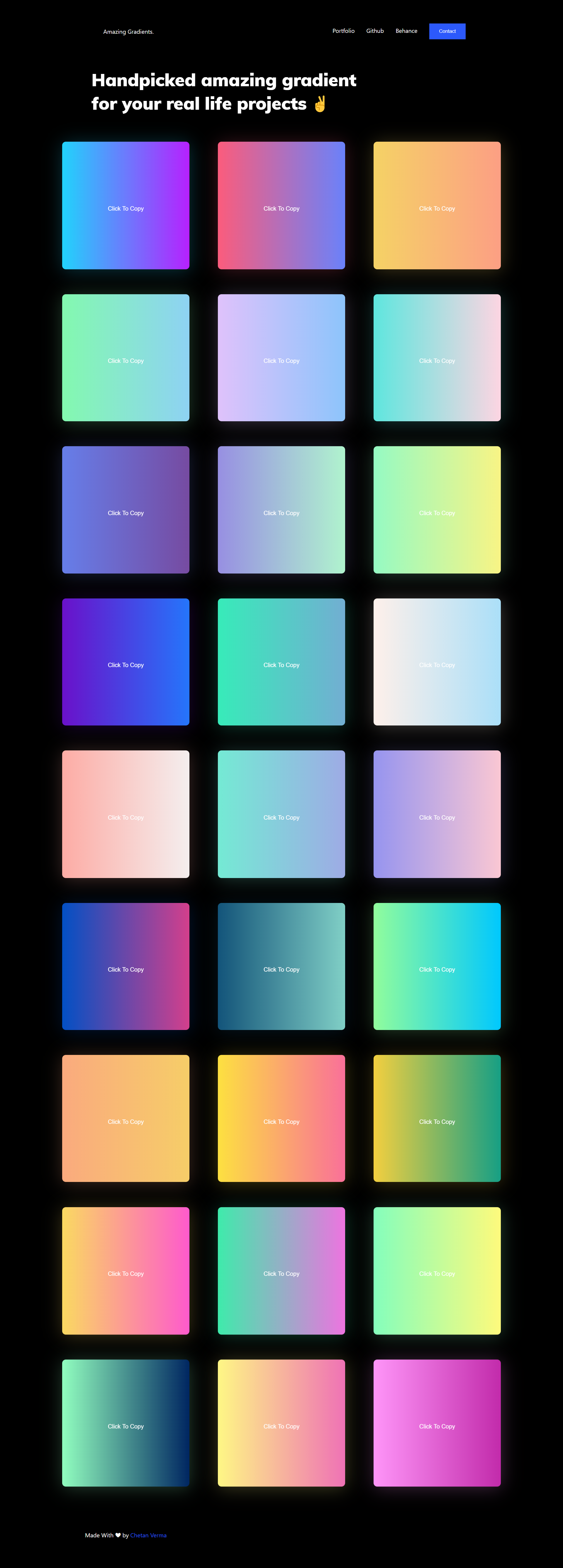 amazing-gradient - Codesandbox