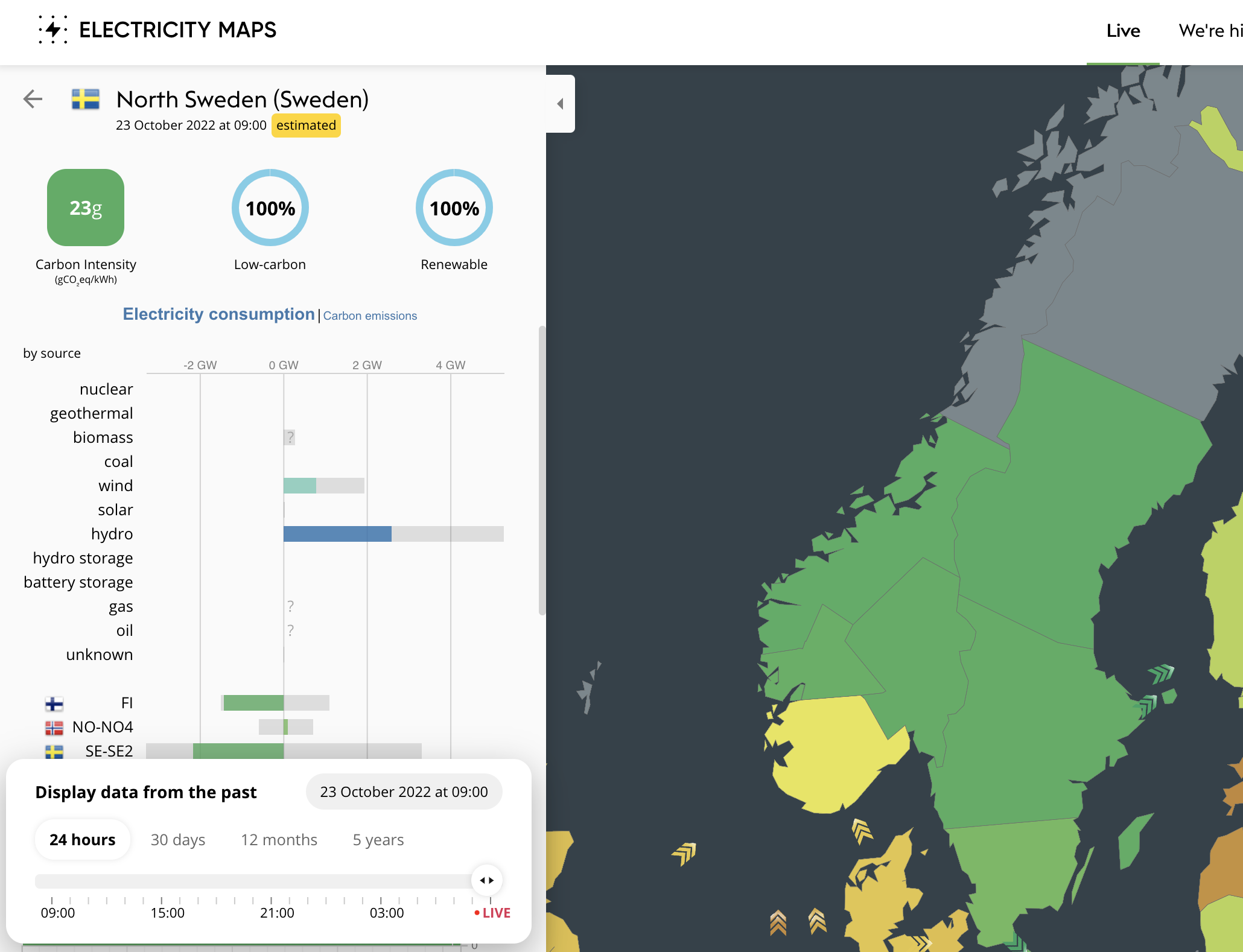 Zone has data but map is not coloured accordingly · Issue #4695 · electricitymaps ...