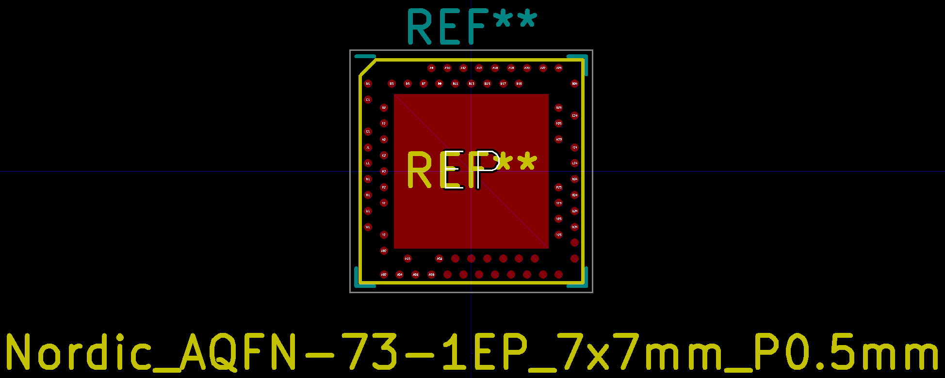 Add Nordic AQFN-73 package (!184) · Merge requests · KiCad / KiCad ...