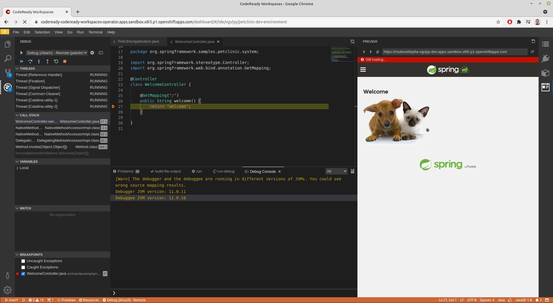 Debug session failed to launch in workspace because of "No delegateCommandHandler for vscode ...