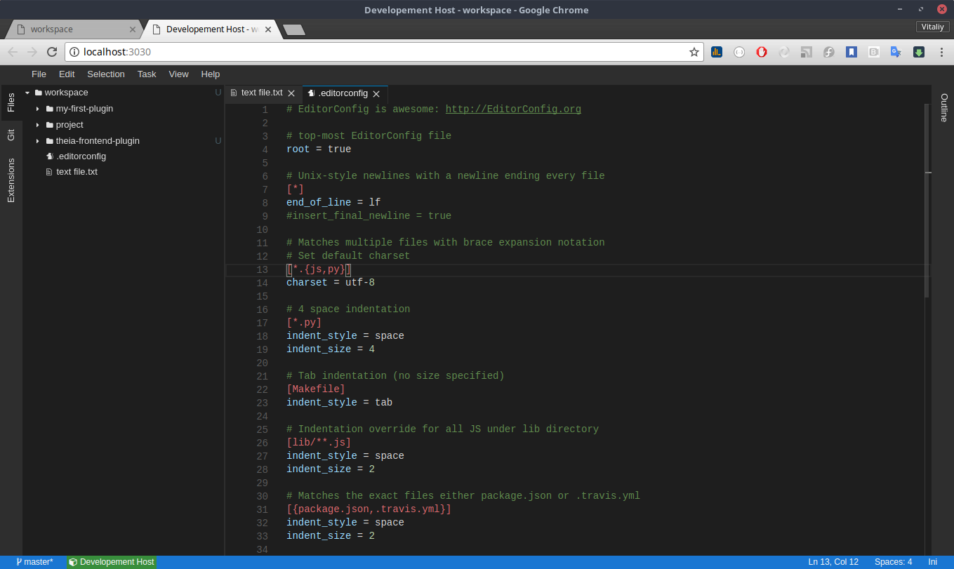 Add ability to apply different styles to status bar elements · Issue #1839 · eclipse-theia/theia ...
