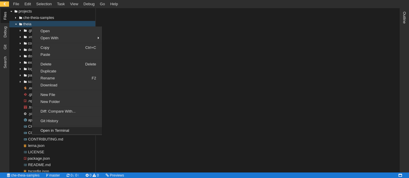 Open in Terminal · Issue #3710 · eclipse-theia/theia · GitHub