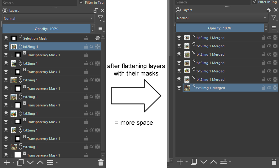 QoL suggestion: Flatten transparency mask into layer checkbox · Issue #91 · Interpause/auto-sd ...