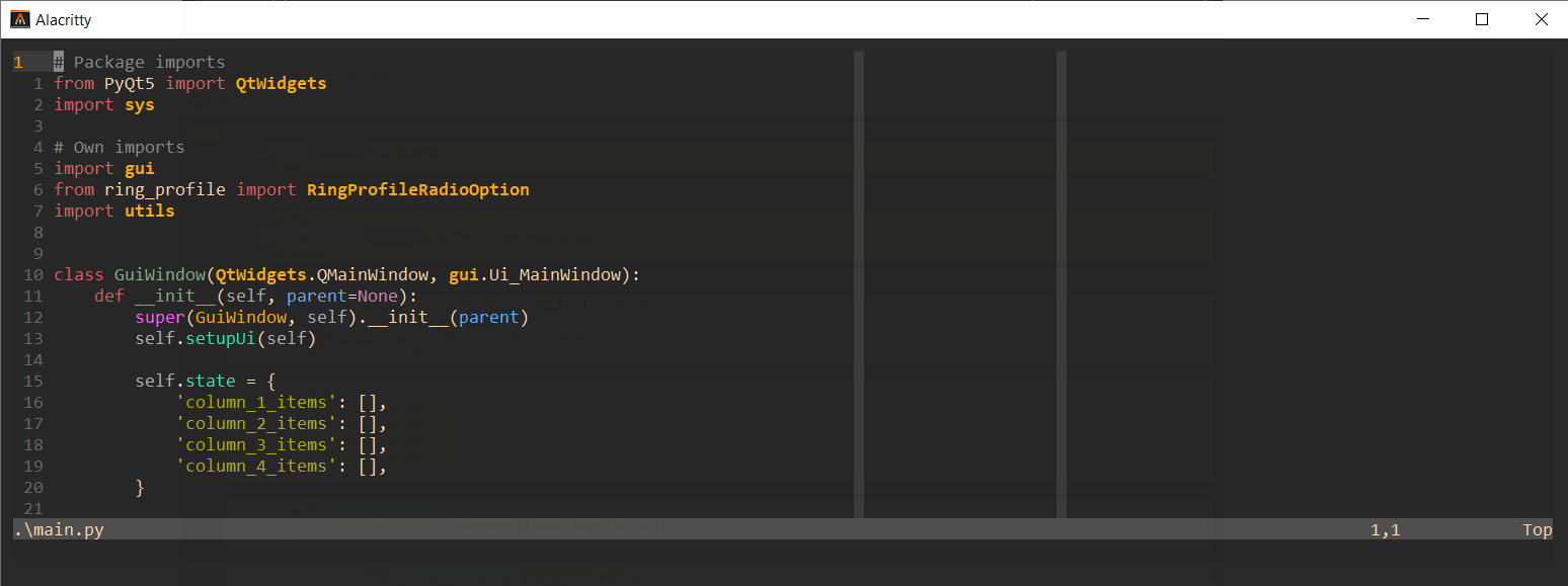 Foreground and background is inverted when resizing window inside Vim · Issue #3989 · alacritty ...