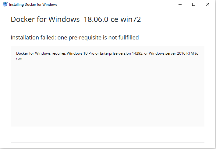 Unable to install Docker on updated Windows 10 Enterprise Build 10586 · Issue #1607 · docker/for ...