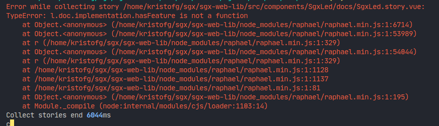 TypeError on node_modules lib results in failing Story · histoire-dev histoire · Discussion #313 ...