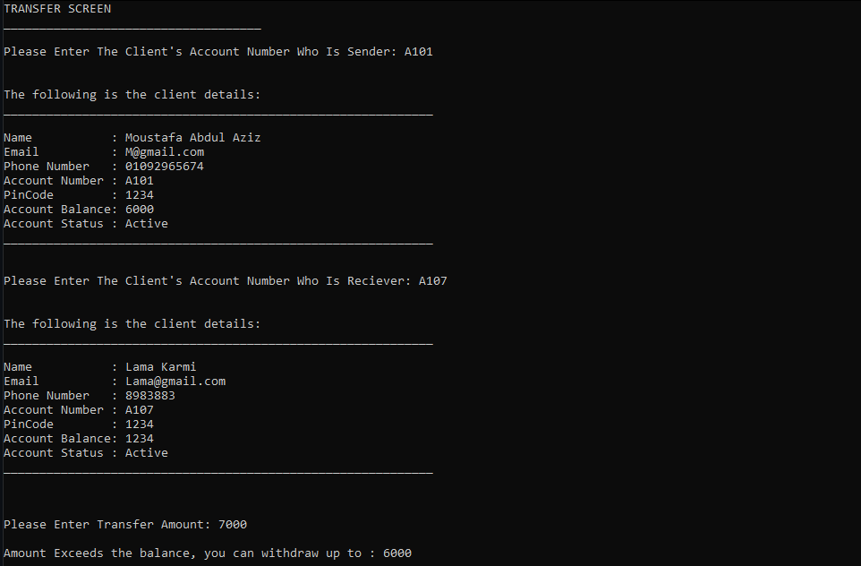GitHub - MoustafaAbdelaziz/Bank-ATM-System: Bank system using procedural programming paradigm.