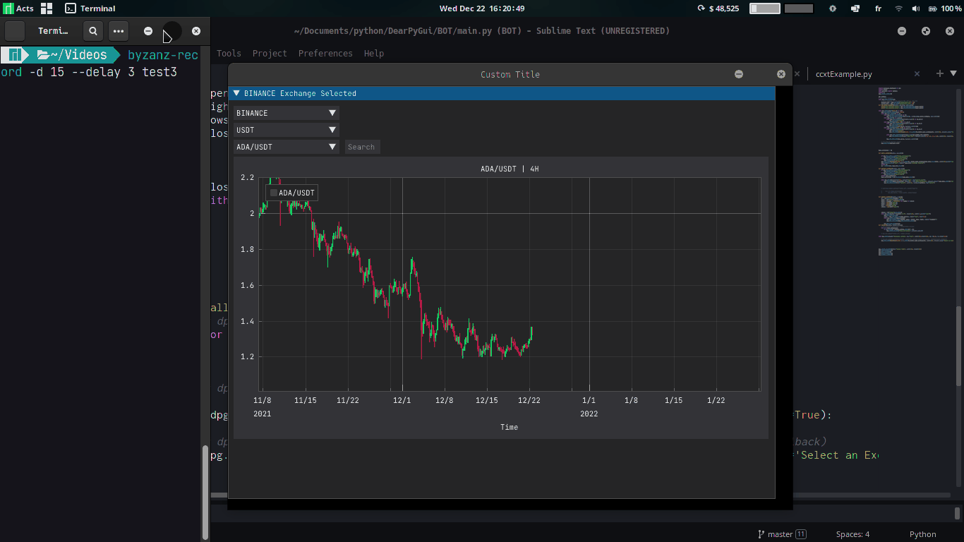 CandleStick snap · Issue #1500 · hoffstadt/DearPyGui · GitHub