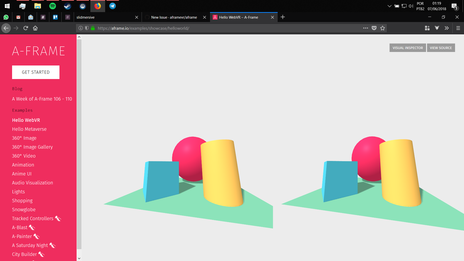 Stereoscopic view mode on Desktop · Issue #3627 · aframevr/aframe · GitHub