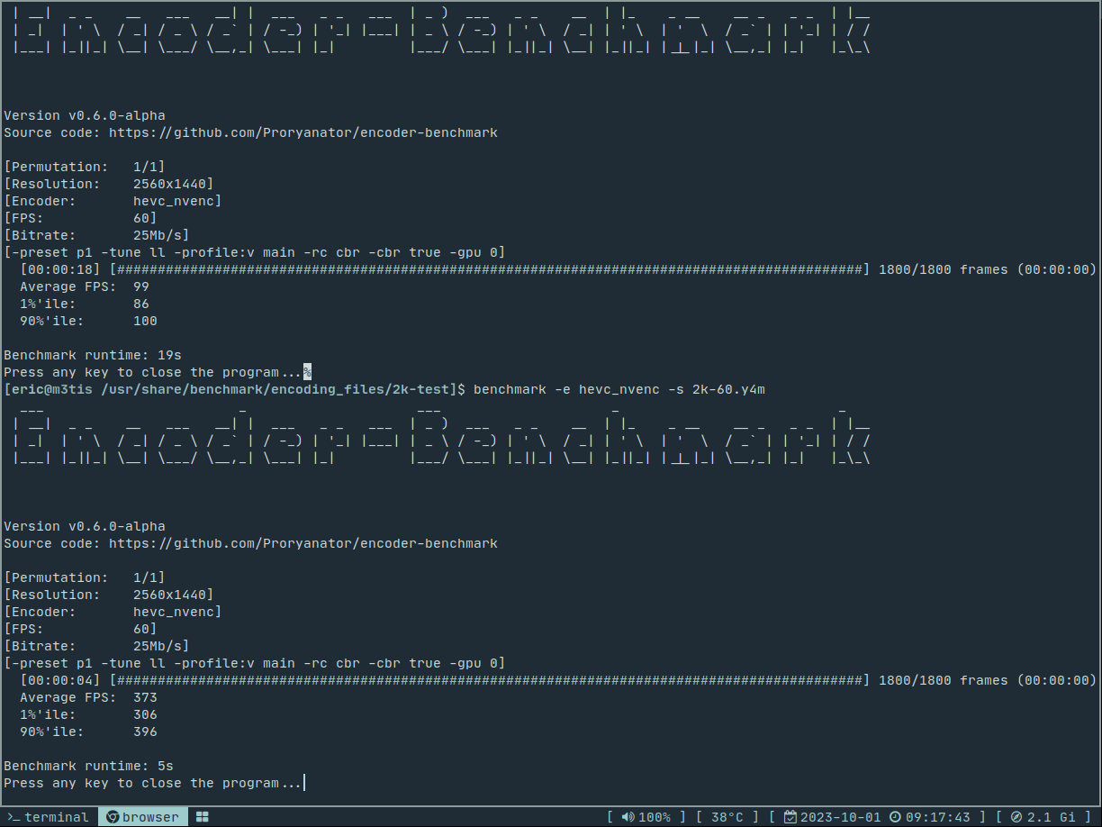 Investigate drop in average fps on 4K@60 · Issue #35 · Proryanator/encoder-benchmark · GitHub