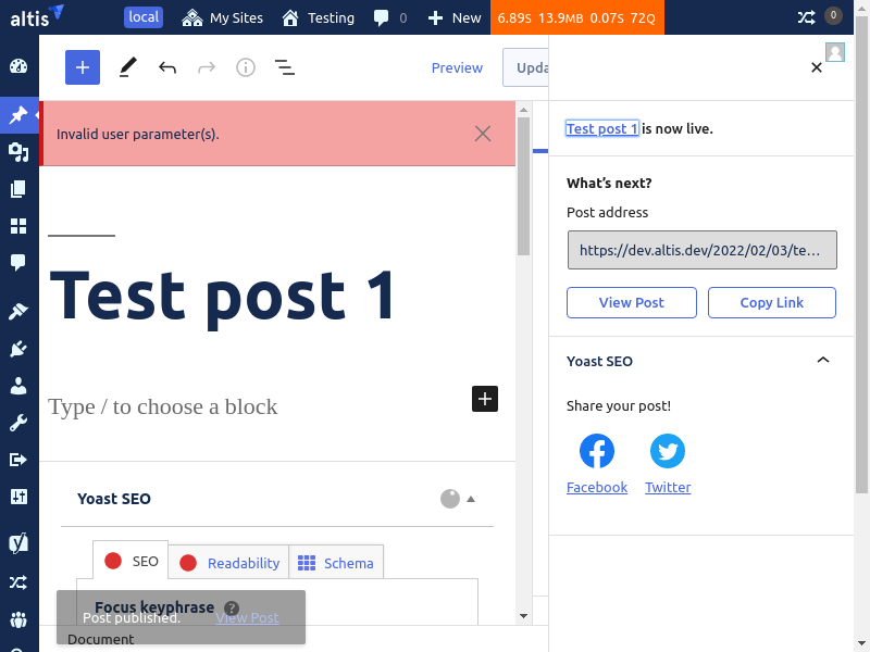 Altis CMS Build Failing · Issue #508 · humanmade/altis-cms · GitHub