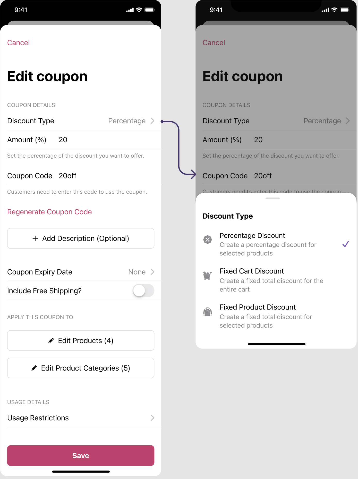 [Coupons] Add support for editing the discount type · Issue #6569 · woocommerce/woocommerce ...