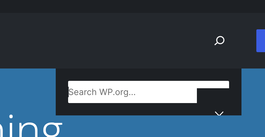 The header search bar button is out of place. · Issue #275 · WordPress/wporg-mu-plugins · GitHub