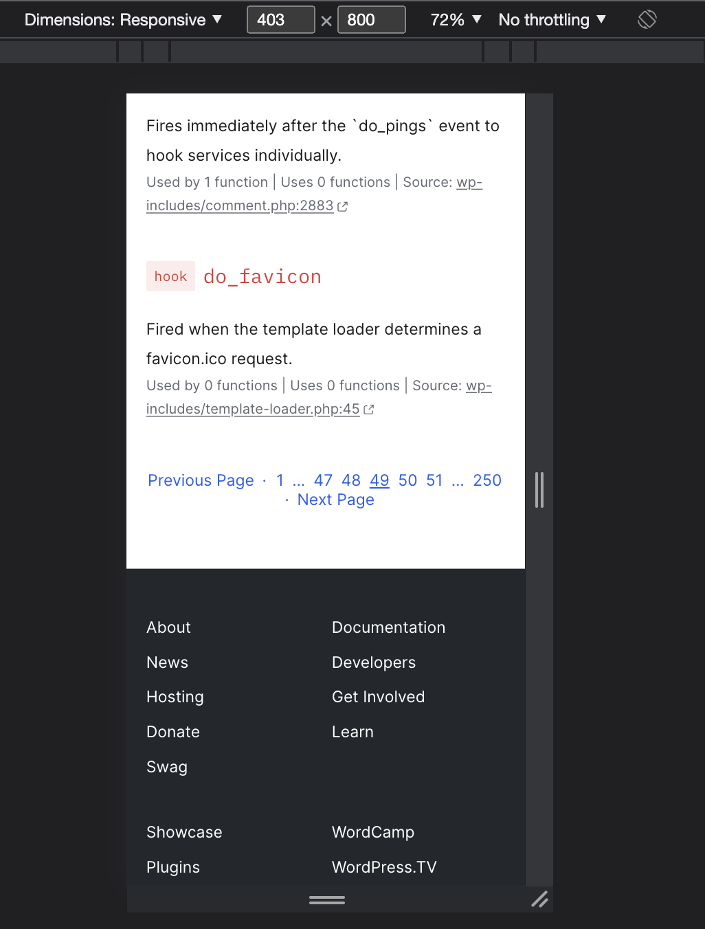 Search pagination stacking on mobile is tight. · Issue #74 · WordPress/wporg-parent-2021 · GitHub