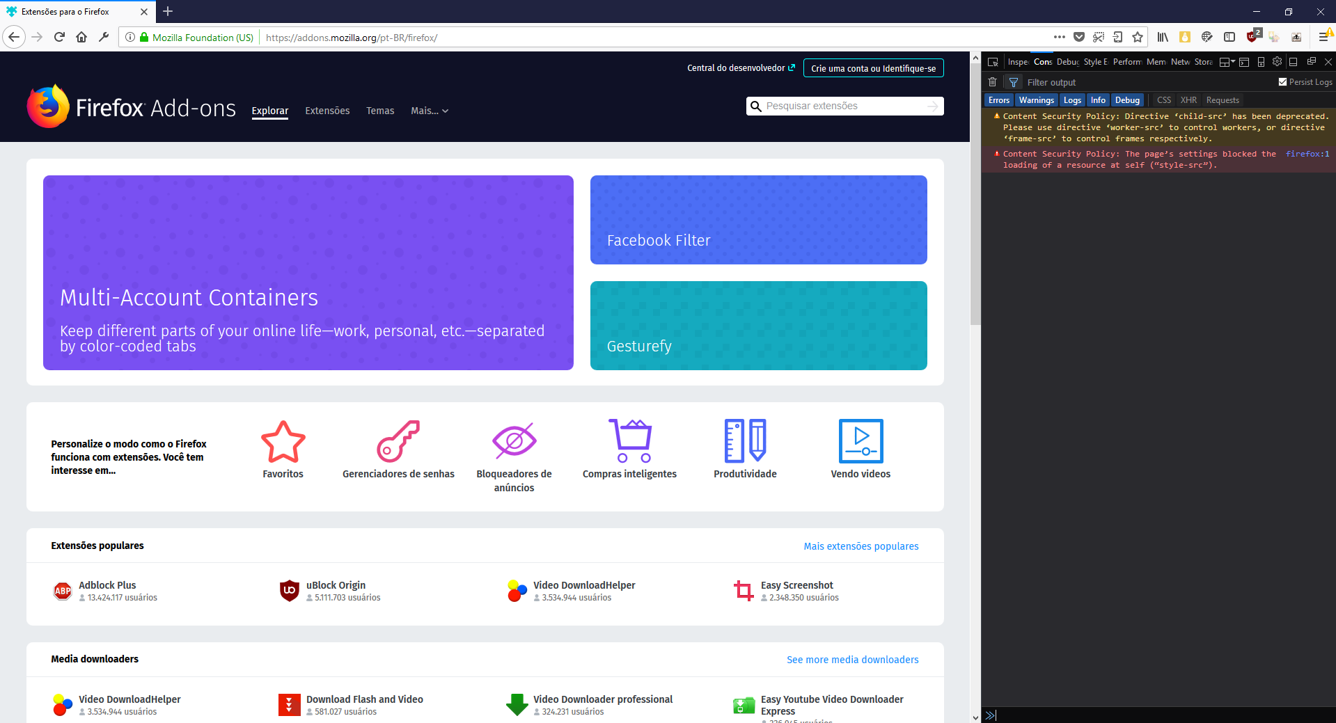 addons.mozilla.org - design is broken · Issue #15081 · webcompat/web-bugs · GitHub