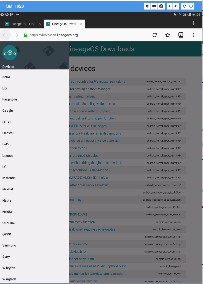 lineageos.org - design is broken · Issue #18546 · webcompat/web-bugs · GitHub