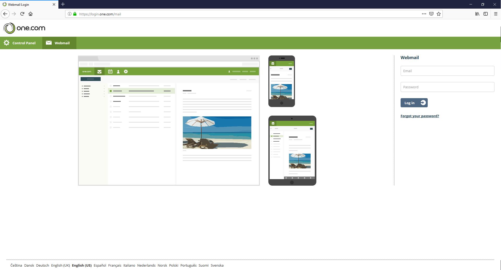 login.one.com - site is not usable · Issue #19614 · webcompat/web-bugs ...