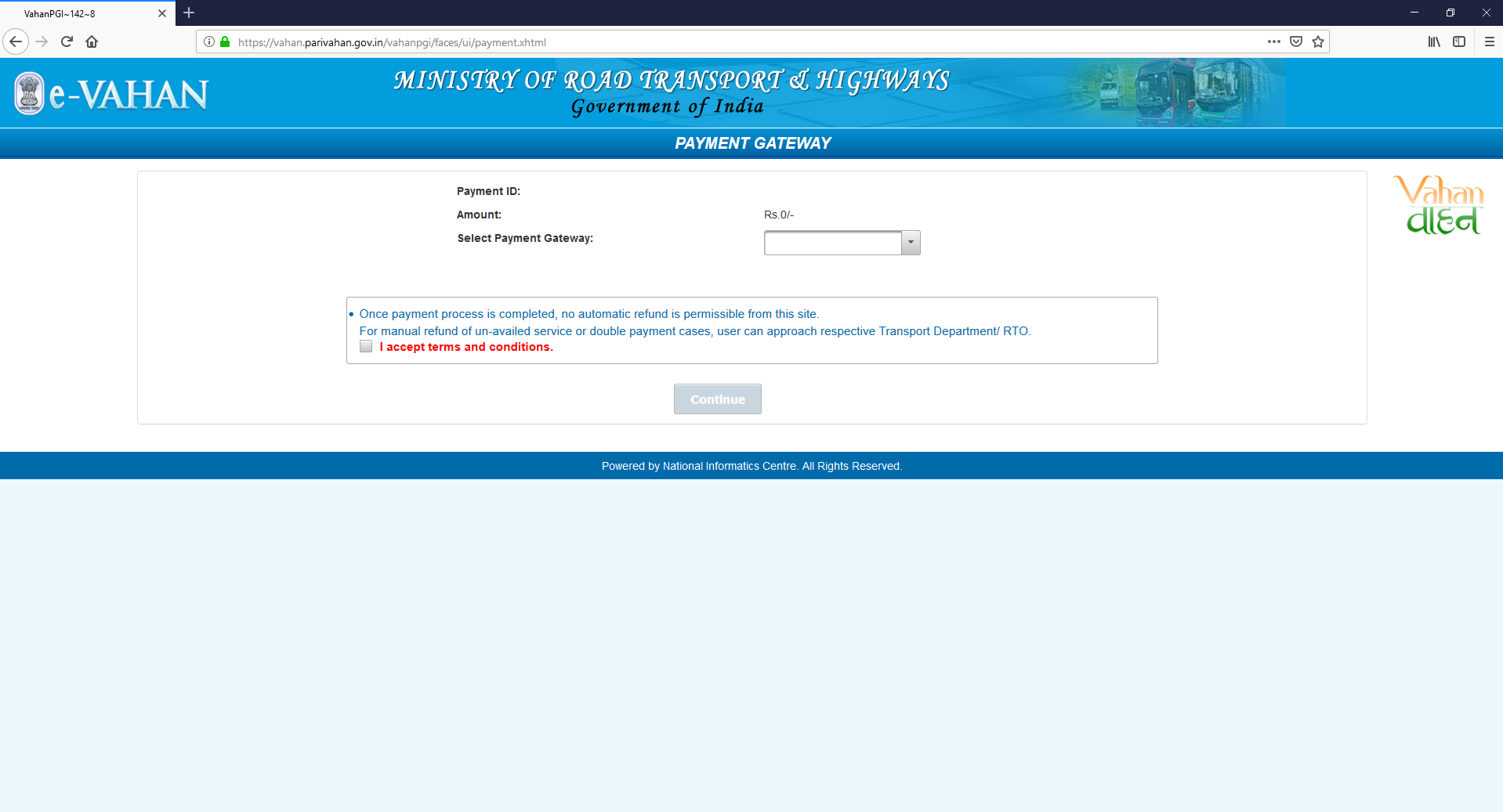 vahan.parivahan.gov.in - desktop site instead of mobile site · Issue #24666 · webcompat/web-bugs ...
